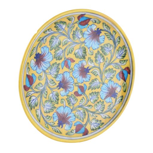 Blue Pottery Wall Plate - directcreate.com
