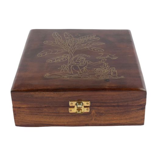 Tarkashi on Wood, Lock Box - directcreate.com