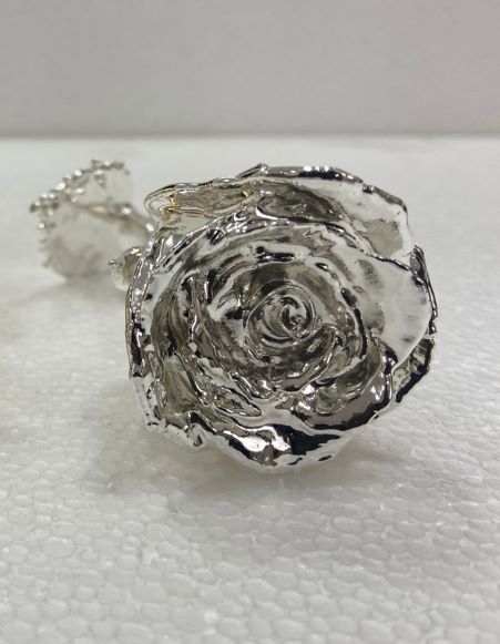Rose Flower Silver Plated - directcreate.com