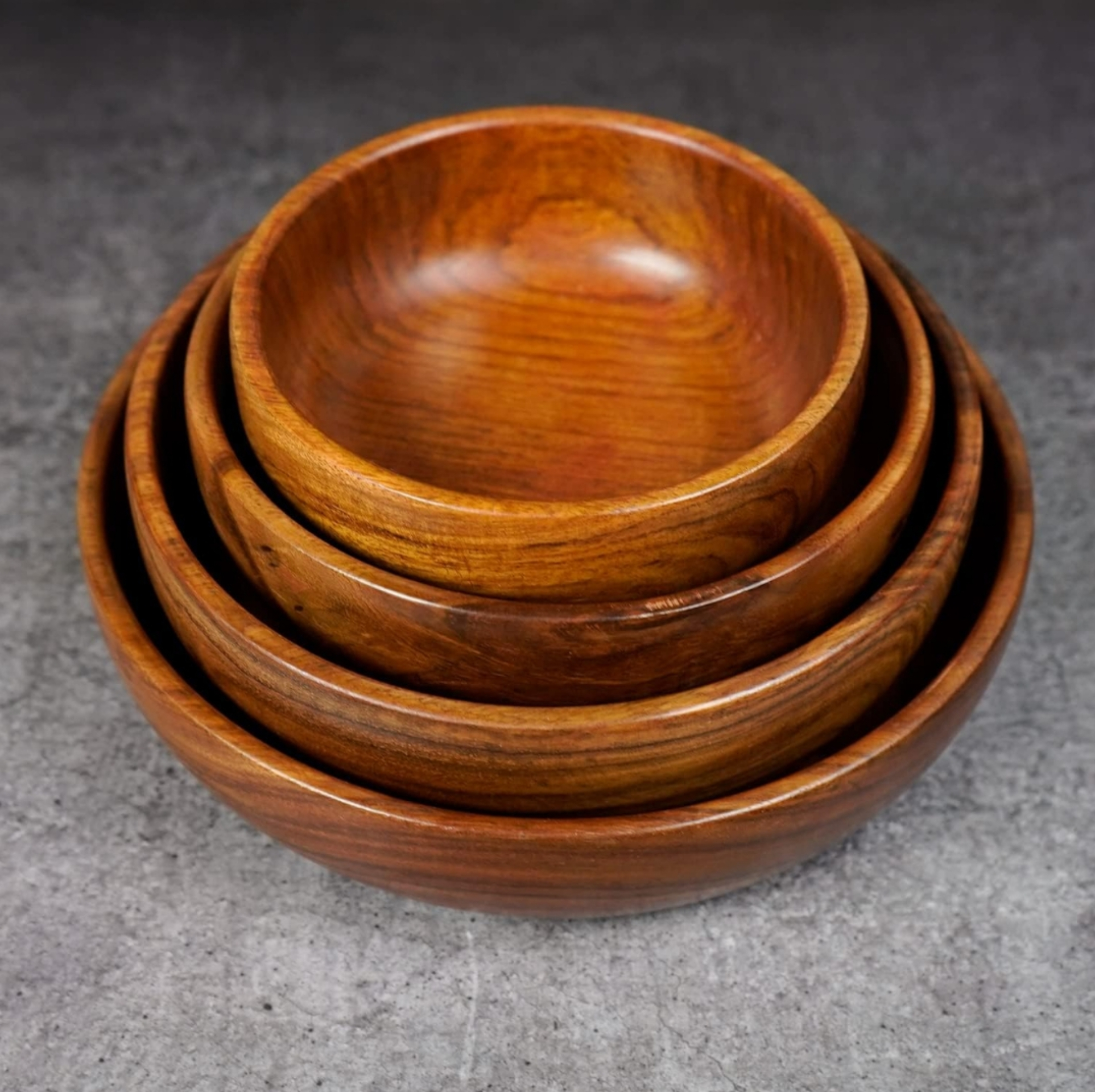 Natural serving bowl set - directcreate.com