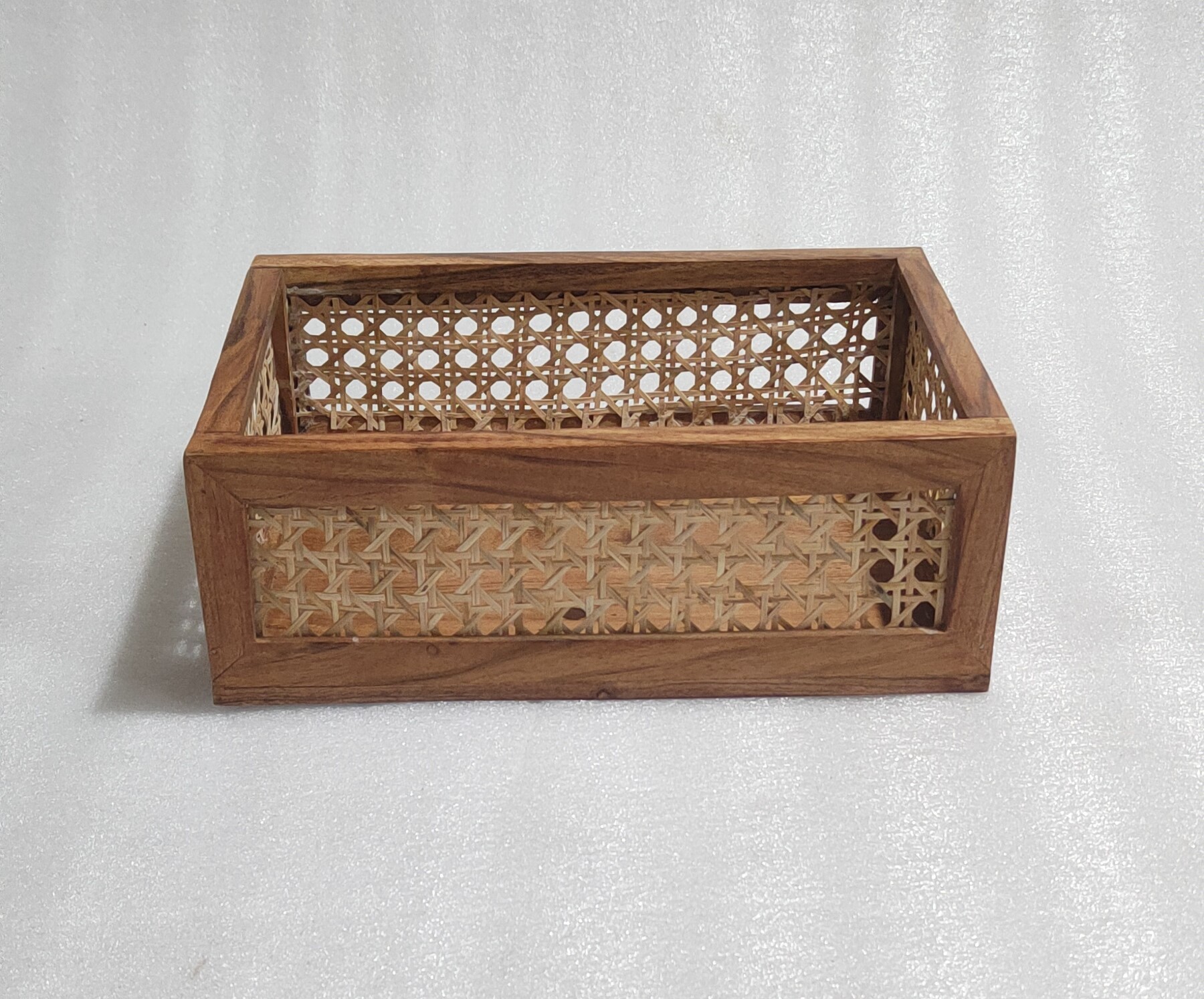 Rectangle Cane Serving Tray - directcreate.com