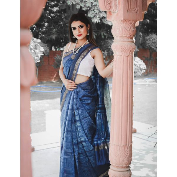 Authentic Chanderi Silk Saree - directcreate.com