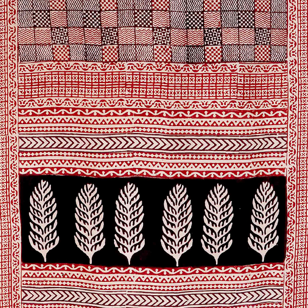 Bagh Print Cotton Mulmul stole - directcreate.com