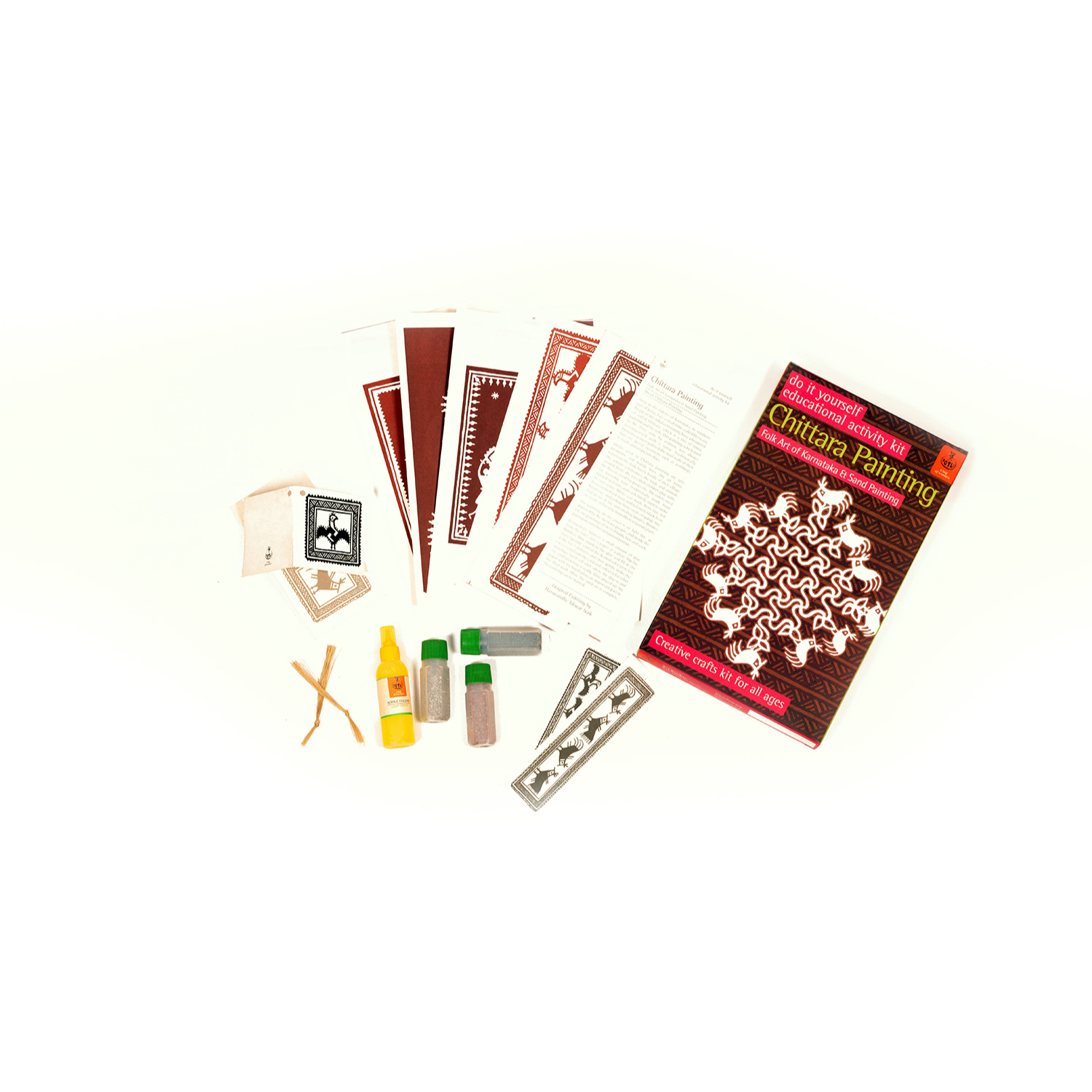 DIY Indian Traditional Painting Kits: Chittara Painting of Karnataka ...