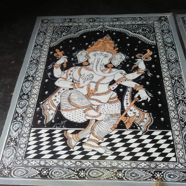 Dancing Ganesha Pattachitra Painting - directcreate.com