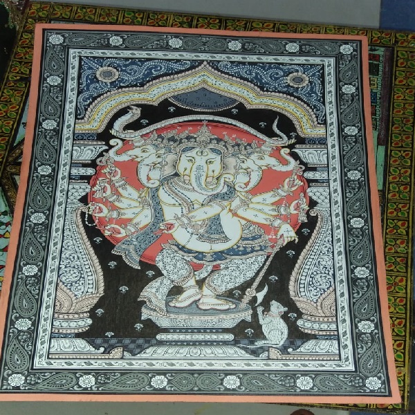 Ganesha Pattachitra Painting - directcreate.com