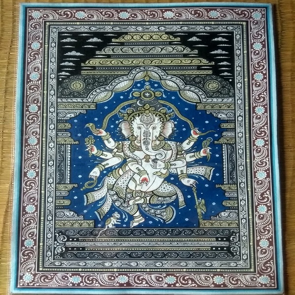 Ganesha Pattachitra Painting - directcreate.com