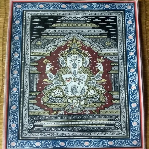 Ganesha Pattachitra Painting - directcreate.com