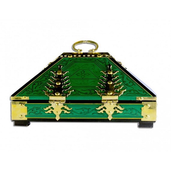 Green Nettur Petti- Ethnic Jewellery Box - directcreate.com