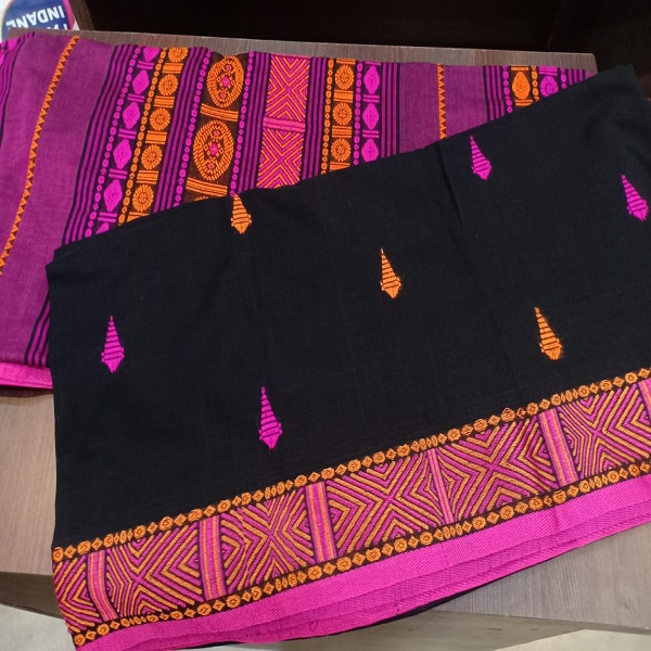 Handmade Tribal saree - directcreate.com