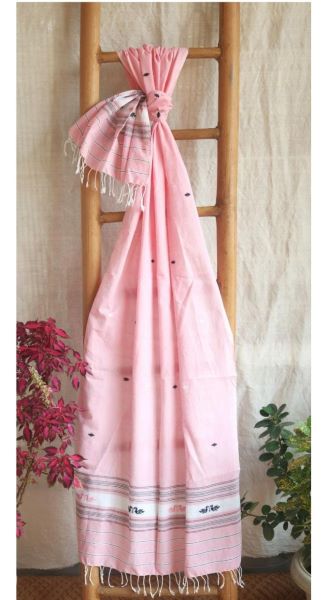 Handwoven Cotton Stole - directcreate.com