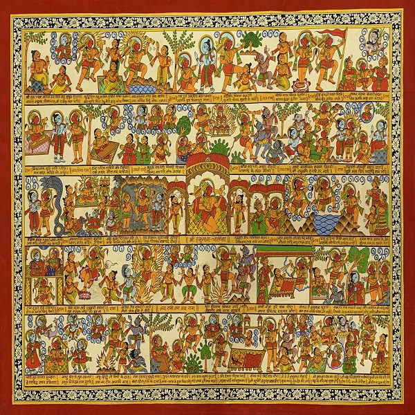 Hanuman Chalisa PHAD Painting - directcreate.com