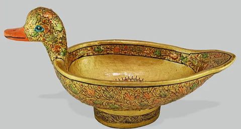 KASHMIRI PAPER MACHE DUCK BOWL - directcreate.com