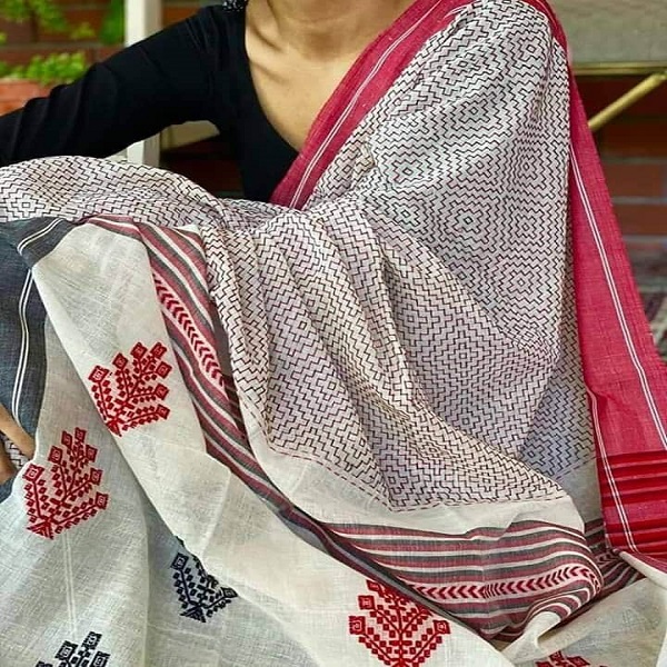 Handmade Fabric Jamadani Saree - directcreate.com
