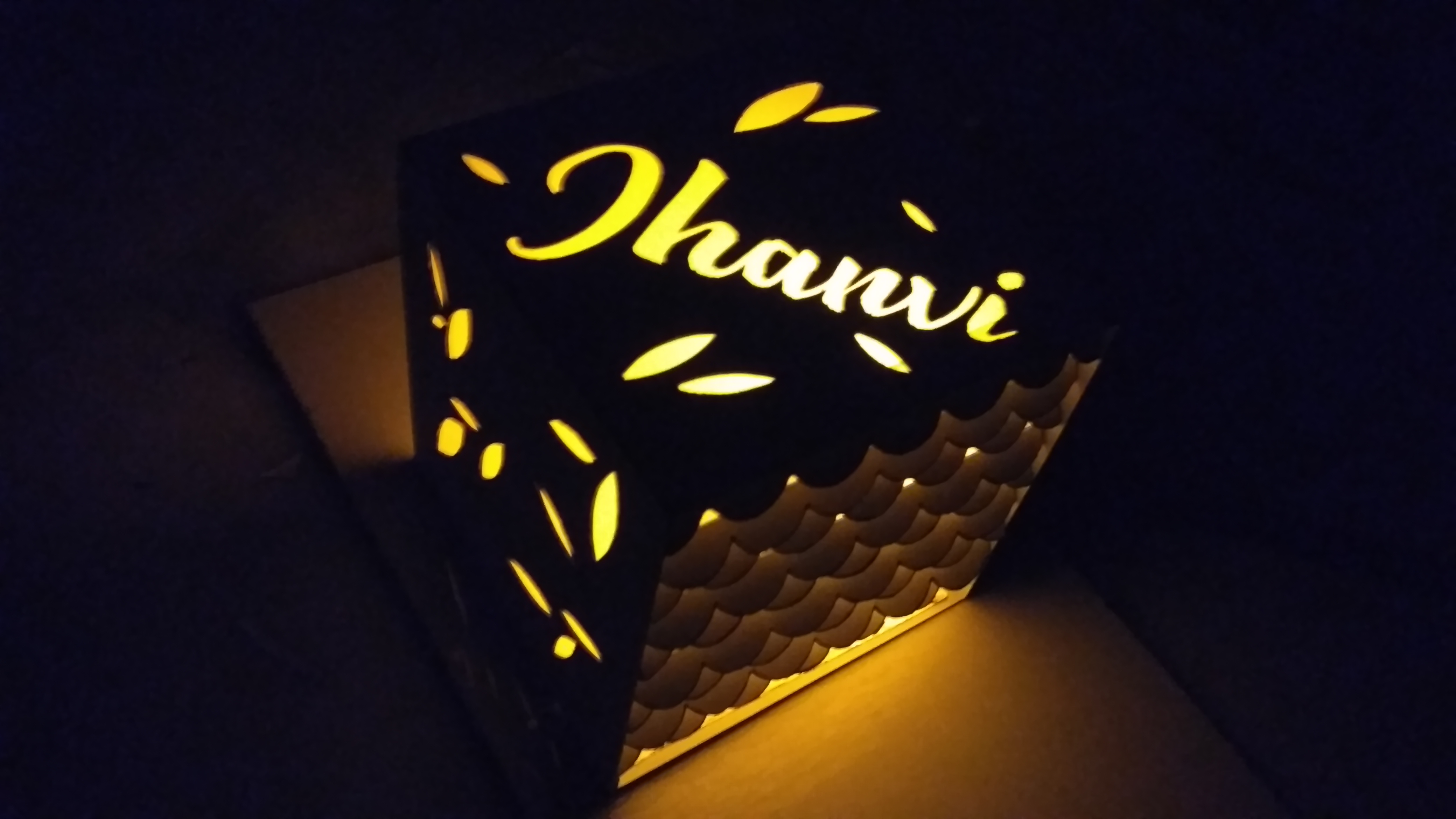 Lampshade (Suspended with Battery) - Cuboid - directcreate.com