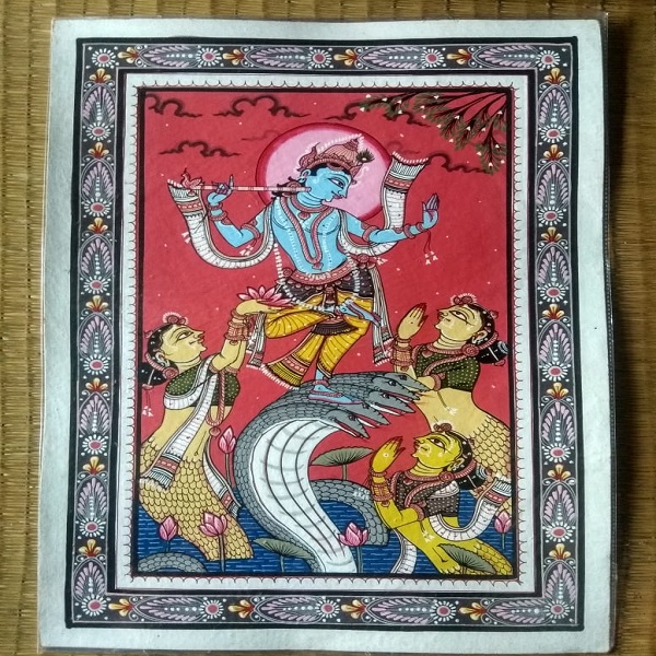 Baal Krishna Pattachitra Painting - directcreate.com
