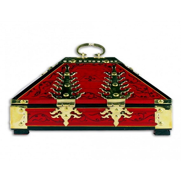 Red Nettur Petti- Ethnic Jewellery Box - directcreate.com