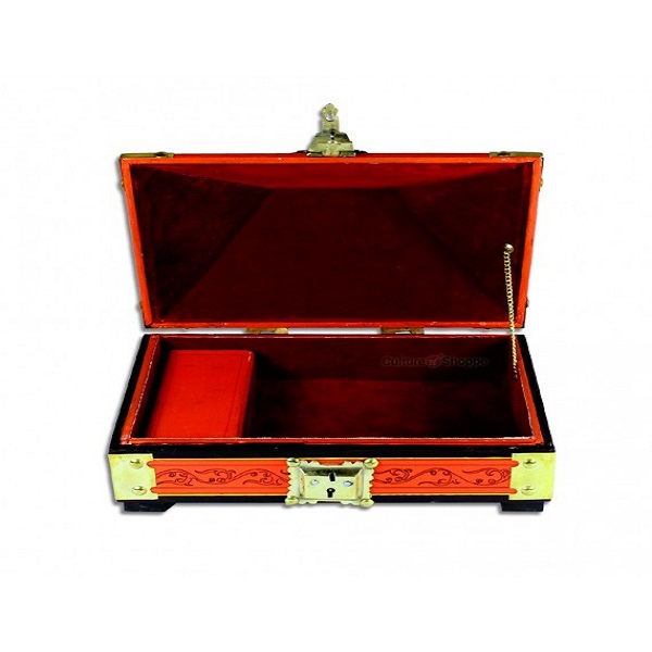 Red Nettur Petti- Ethnic Jewellery Box - directcreate.com