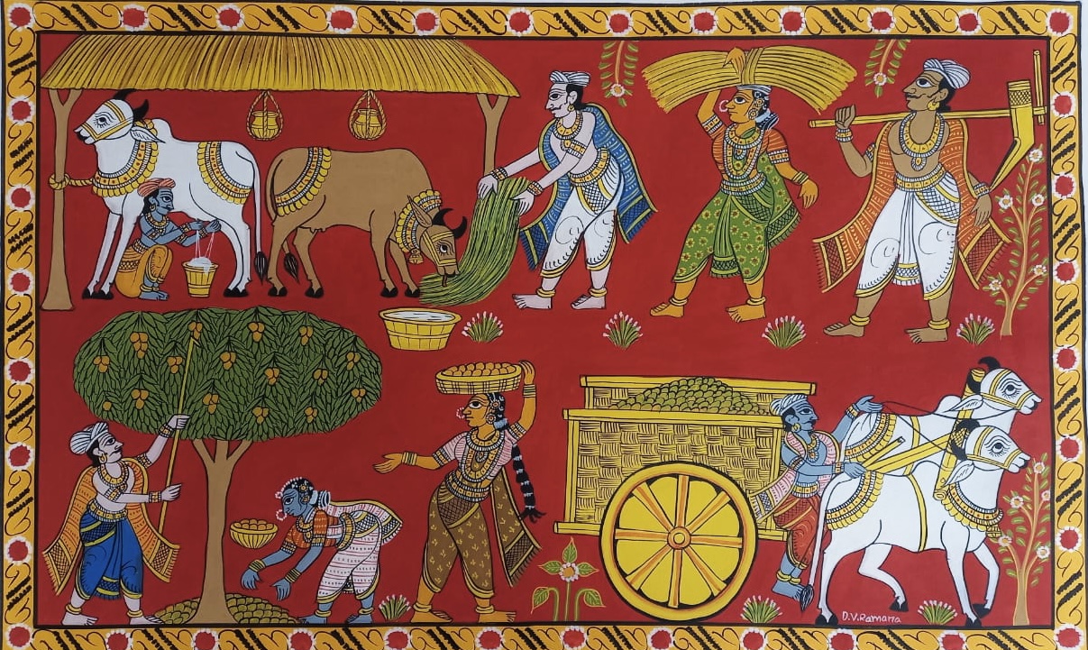 Village Scene - directcreate.com